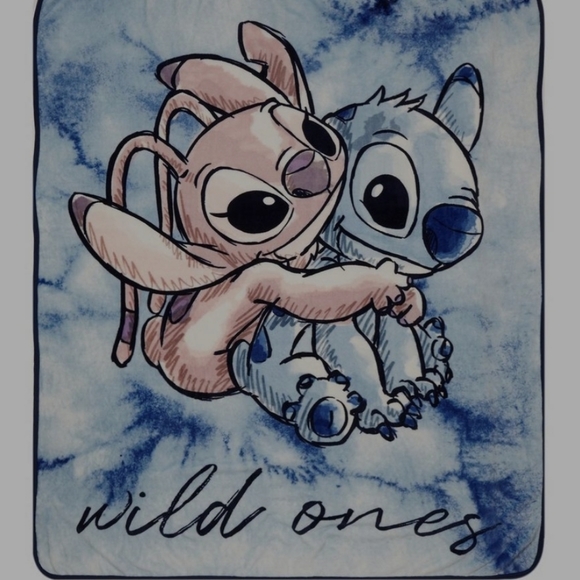 Disney | Bedding | Disney Lilo Stitch Duo Wild Ones Throw Blanket ...